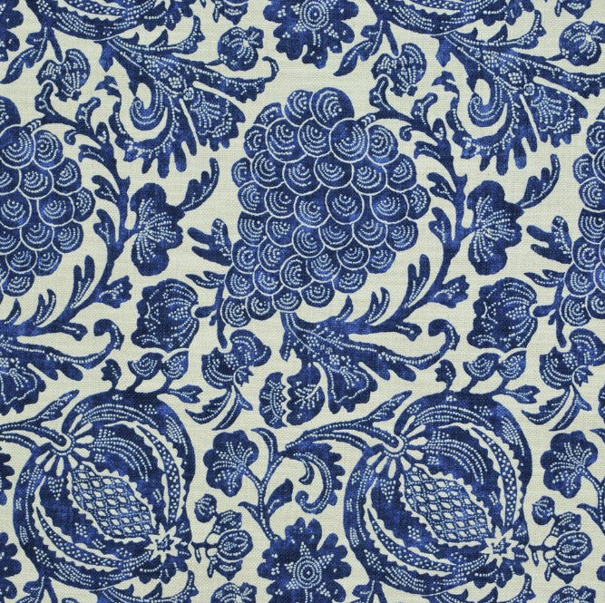 P Kaufmann Bountiful Indigo Fabric – Thread Candy