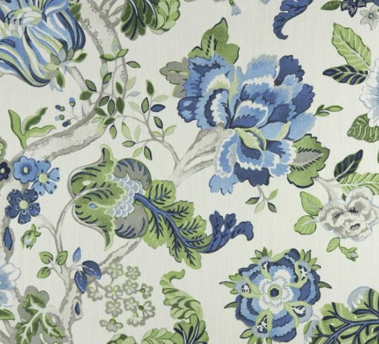 P Kaufmann Fanciful Florale Alabaster Fabric per metre – Thread Candy