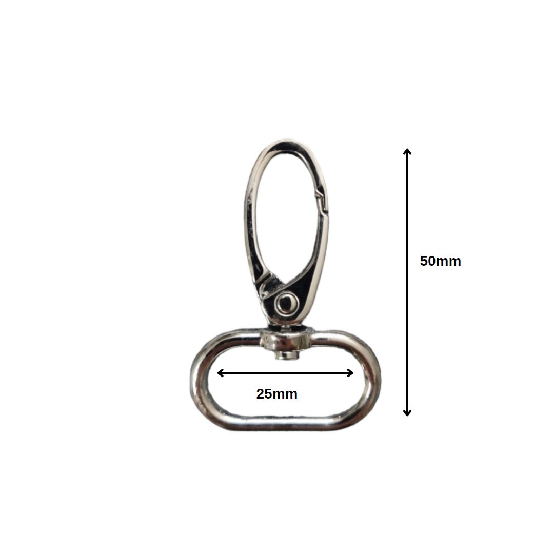 25mm Silver Lobster Hook | Thread Candy – Thread Candy