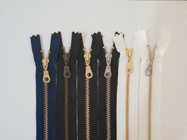 YKK Metal Zip NO # 4.5 Closed End 9 Inch – Thread Candy